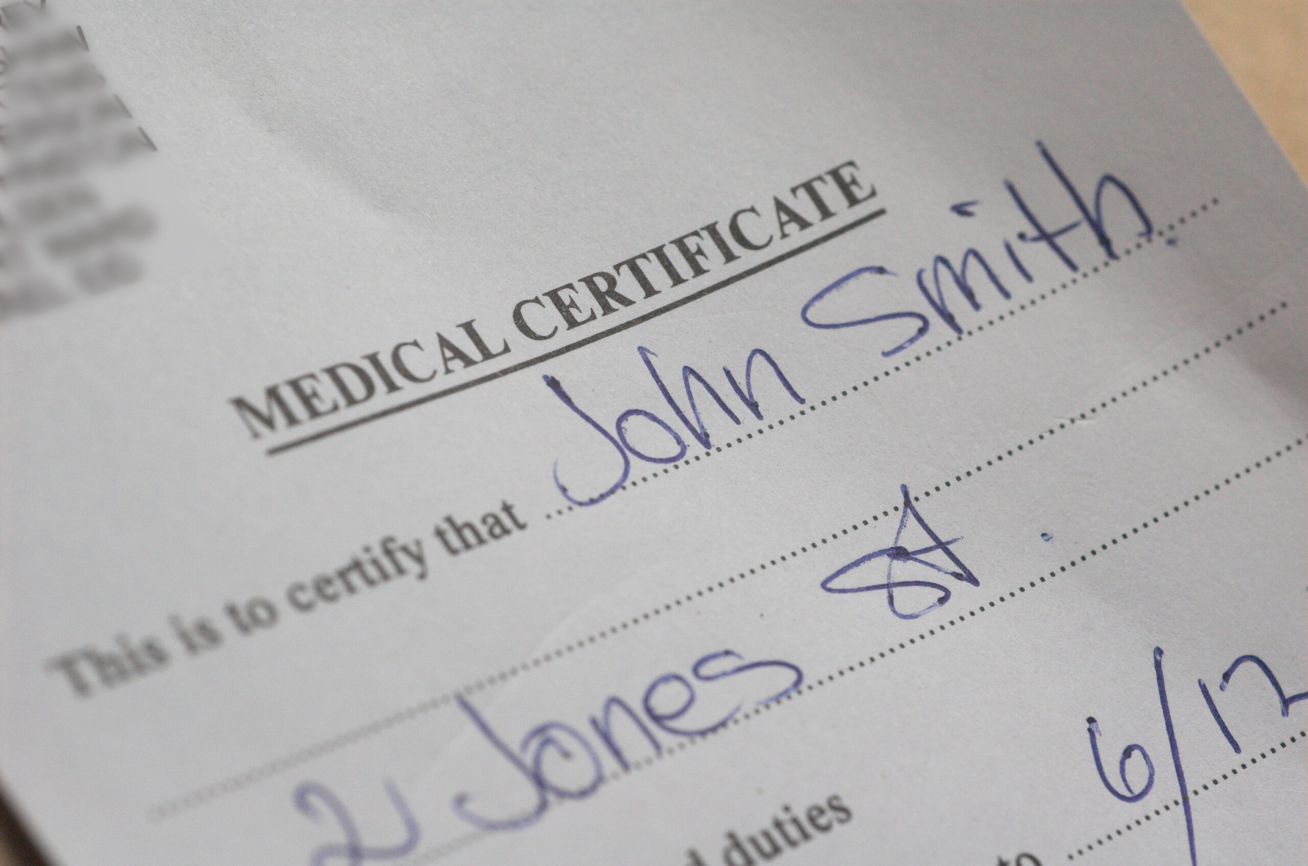 Medical Certificates - Halswellhealth